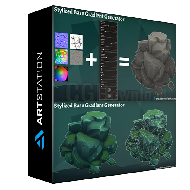 Stylized Base Gradient Generator for Substance Painter | CGDownload