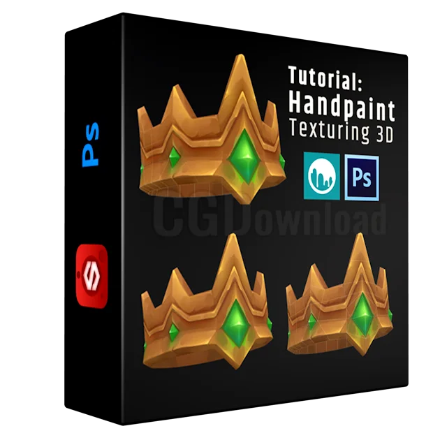 Stylized Crown - Handpaint Texturing | CGDownload