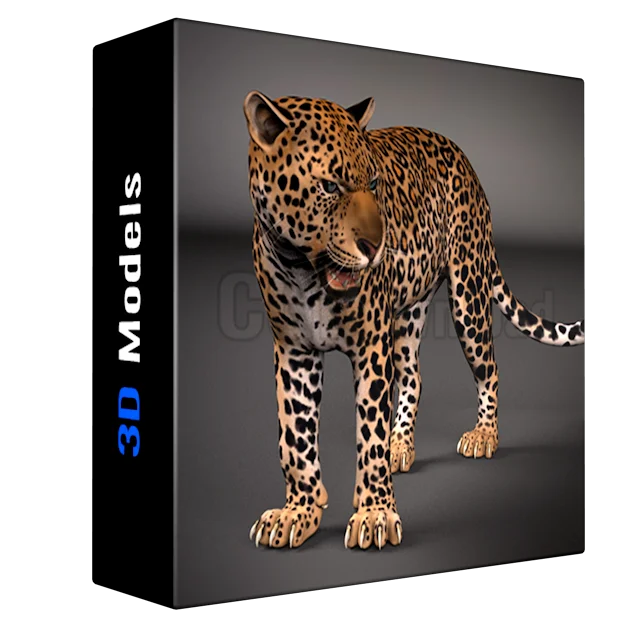 Leopard Maya Rig - 3D модель FREE | CGDownload
