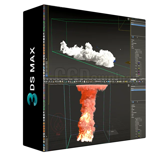 3Ds MAX & PheonixFD Fire & Smoke VFX Simulation Masterclass | CGDownload