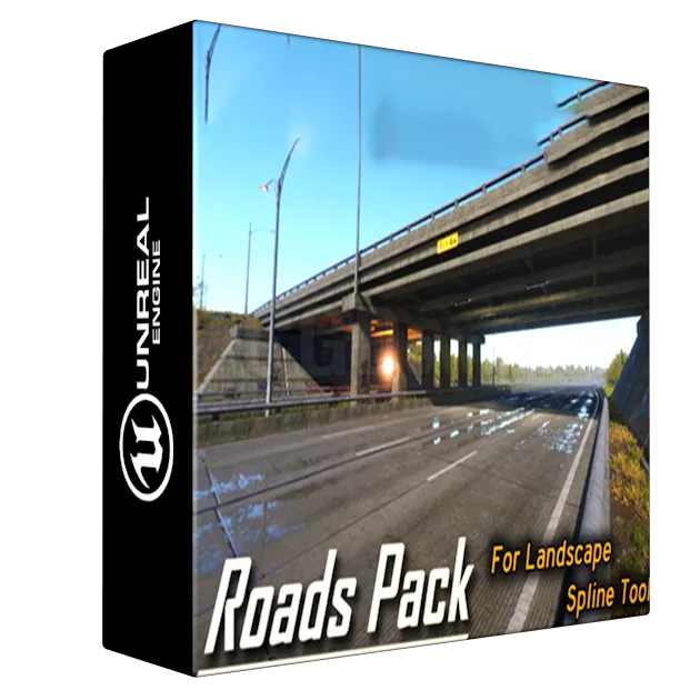Roads Pack - Unreal Engine FREE | CGDownload