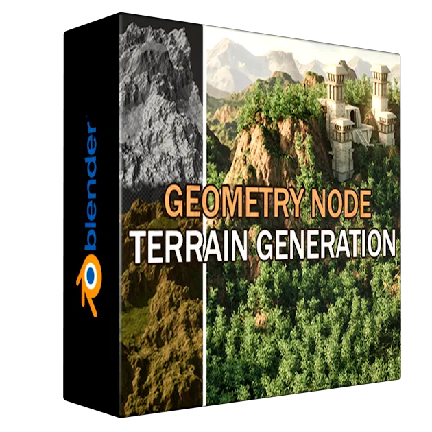Terrain Generator-Geometry Node Blender 4.3 | CGDownload