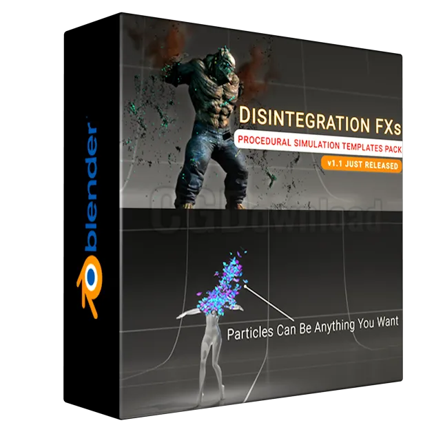 Disintegration Fxs - Blender | CGDownload