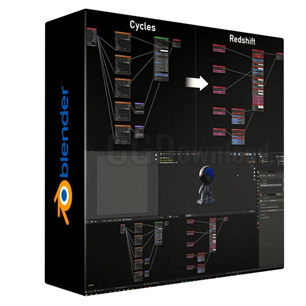 Cycles To Redshift Pbr Material Converter - Blender | CGDownload