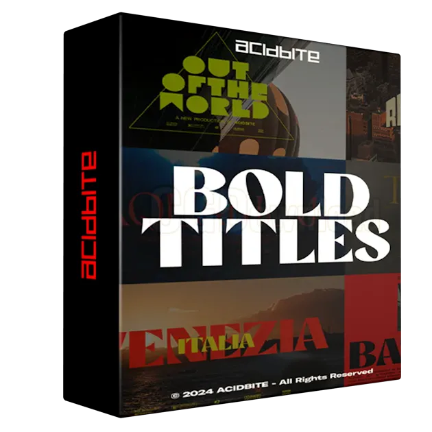AcidBite - Bold Titles | CGDownload