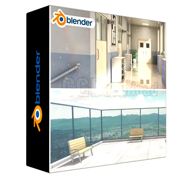 Anime in Blender - Create 2 Stylized Scenes | CGDownload