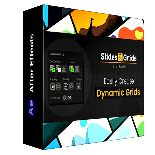 Slides & Grids - After Effects | CGDownload