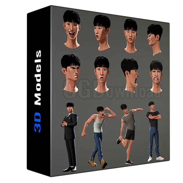 Mireuk - character rig for maya | CGDownload