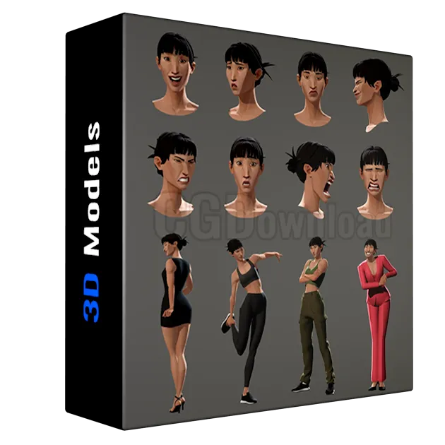 Mazu - character rig for maya | CGDownload