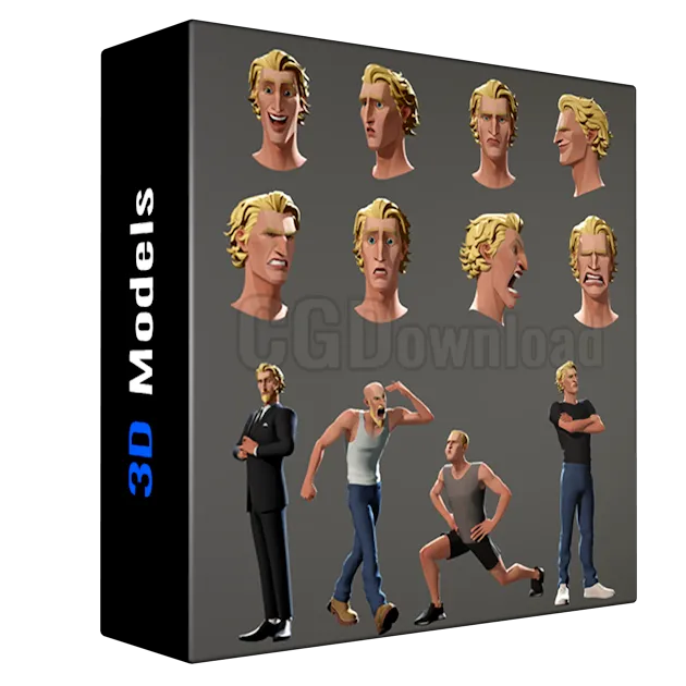 Mars - character rig for maya | CGDownload