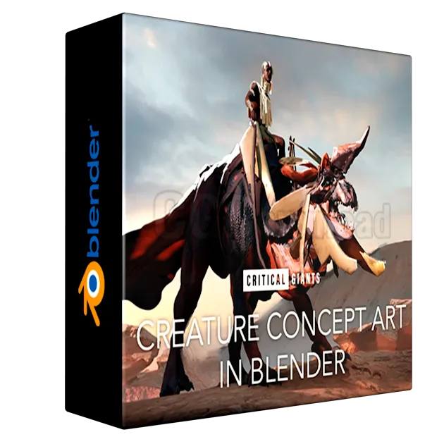 [CRITICAL GIANTS] Creature Concept Art In Blender | CGDownload