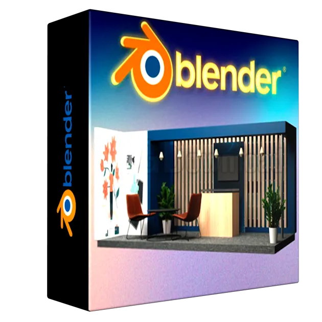 Blender 3D Exhibition Booth Design: Create Real-World Event | CGDownload