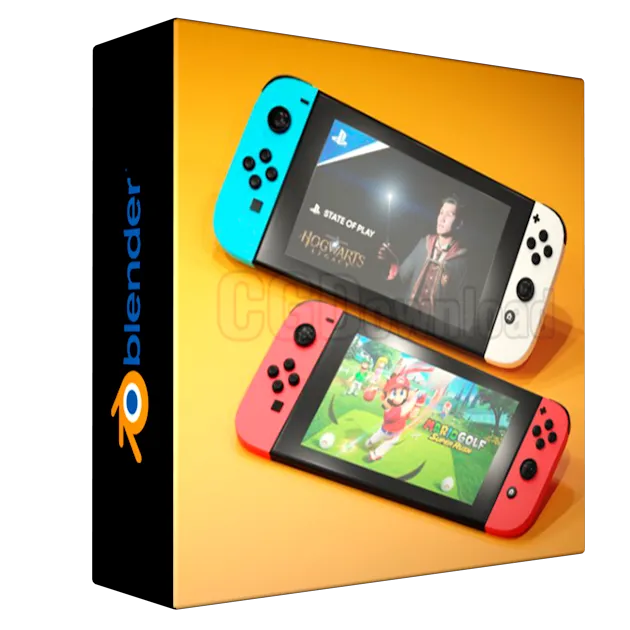 Blender 3D: Learn To Create A Nintendo Switch Game Console | CGDownload