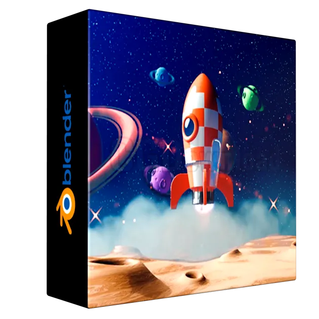 Blender Space Adventure: 3D Modeling & Animation | CGDownload