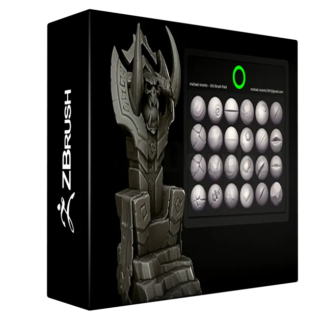 Orb-brushes Pack for Zbrush | CGDownload