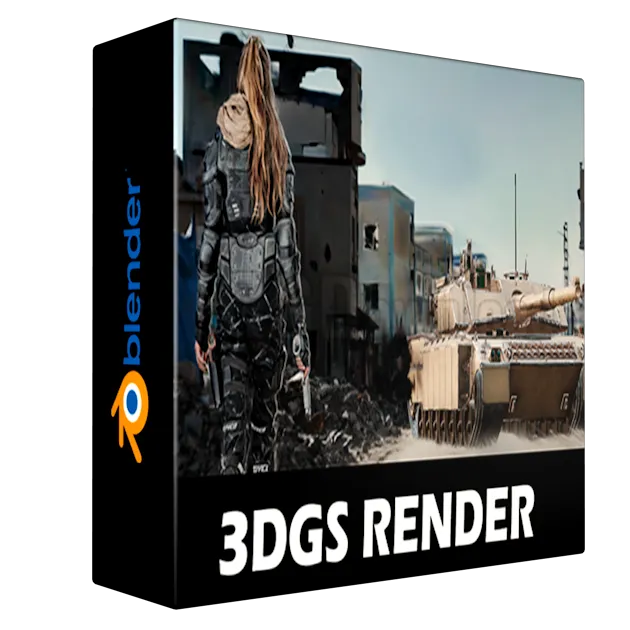 3Dgs Render By Kiri Engine - Blender | CGDownload