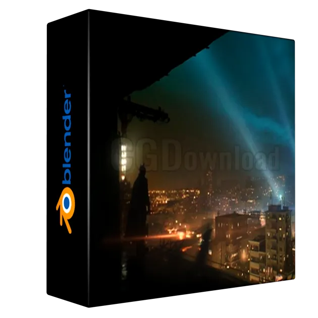 Complete workflow for CG and VFX inside Blender Batman scene | CGDownload