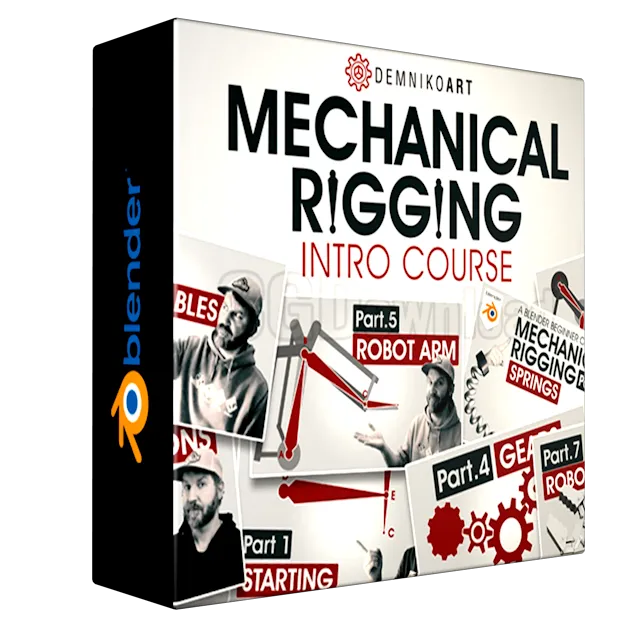Gumroad - Mechanical Rigging in Blender [ENG - RUS] | CGDownload