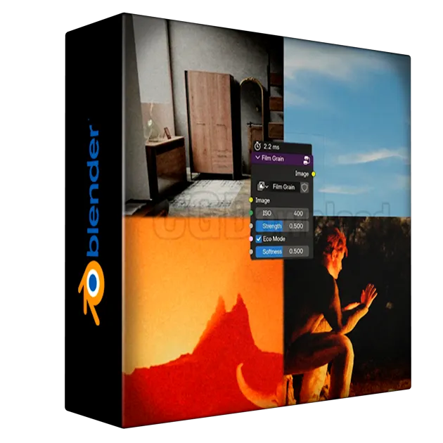 Film Grain Emulation v2.0 for Blender | CGDownload