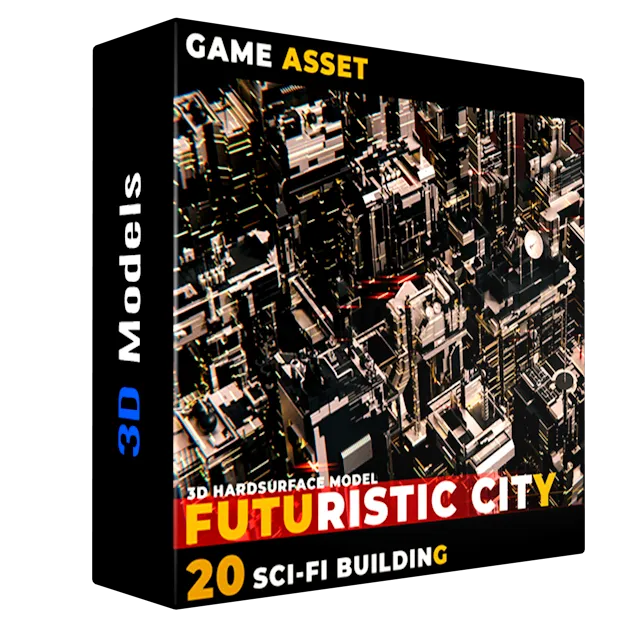 20 SCI-FI BUILDING FUTURISTIC CITY VOL 01 | CGDownload