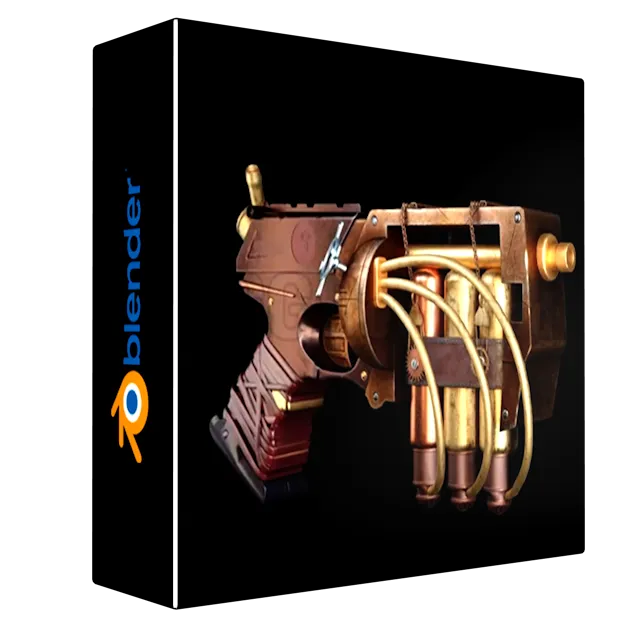 Steampunk Gun Tutorial - Tutorial Full Process(With Subtitle) | CGDownload