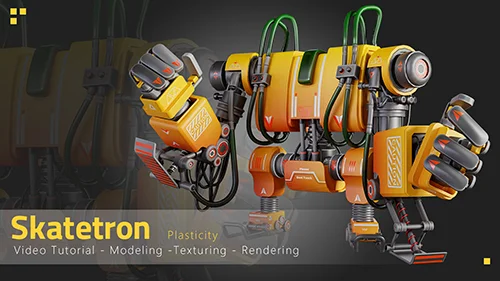 Artstation – Skatetron – Tutorial Full Process (Plasticity) | CGDownload