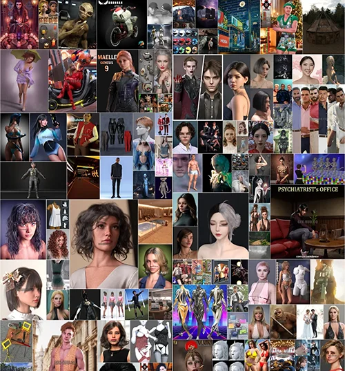 Daz 3D, Poser Bundle 1 Январь 2026 | CGDownload
